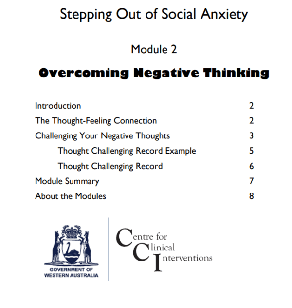 Challenging Negative Thoughts and Beliefs | Social Anxiety Alliance UK