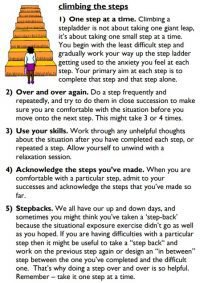 Exposure Therapy and Hierarchies | Social Anxiety Alliance UK
